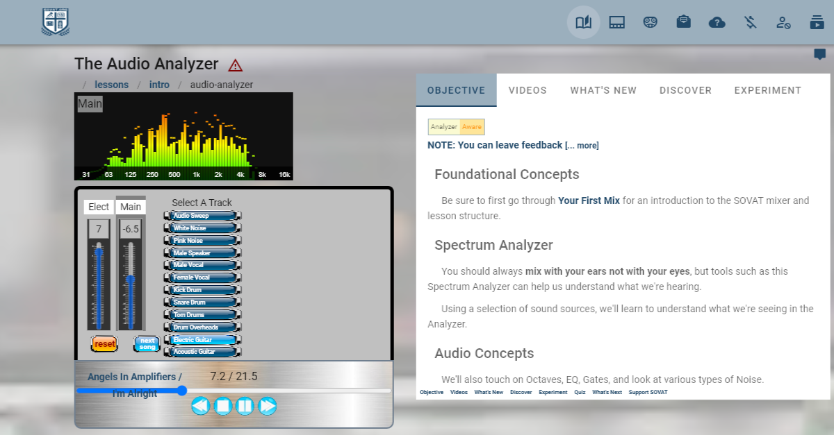 SOVAT • The Audio Analyzer