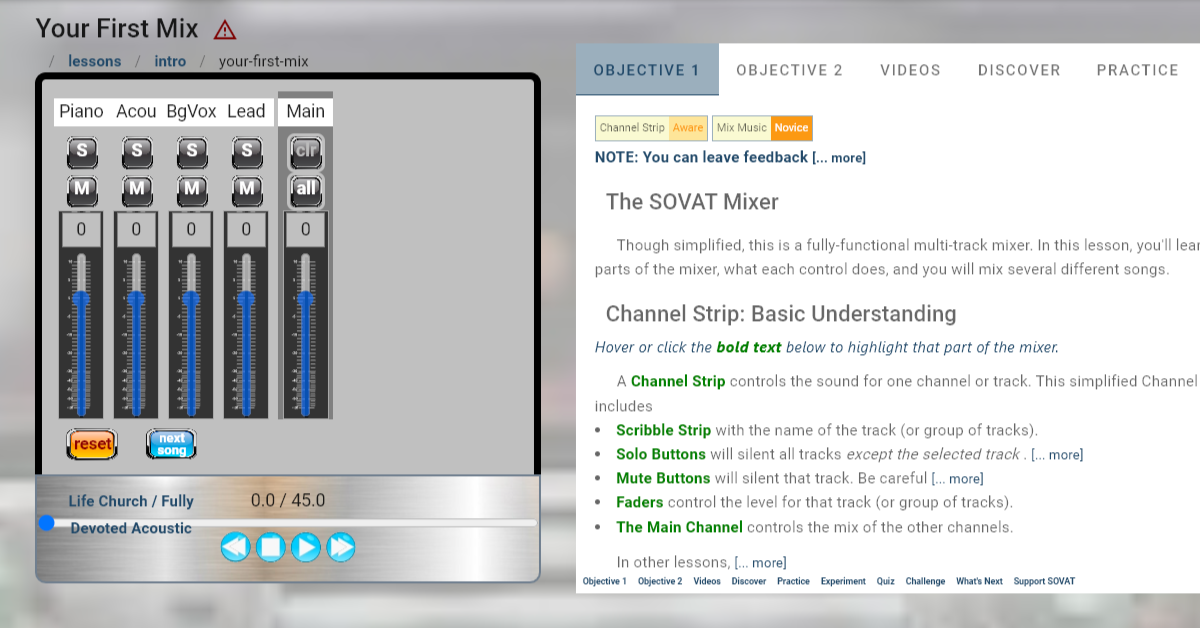 SOVAT • Your First Mix